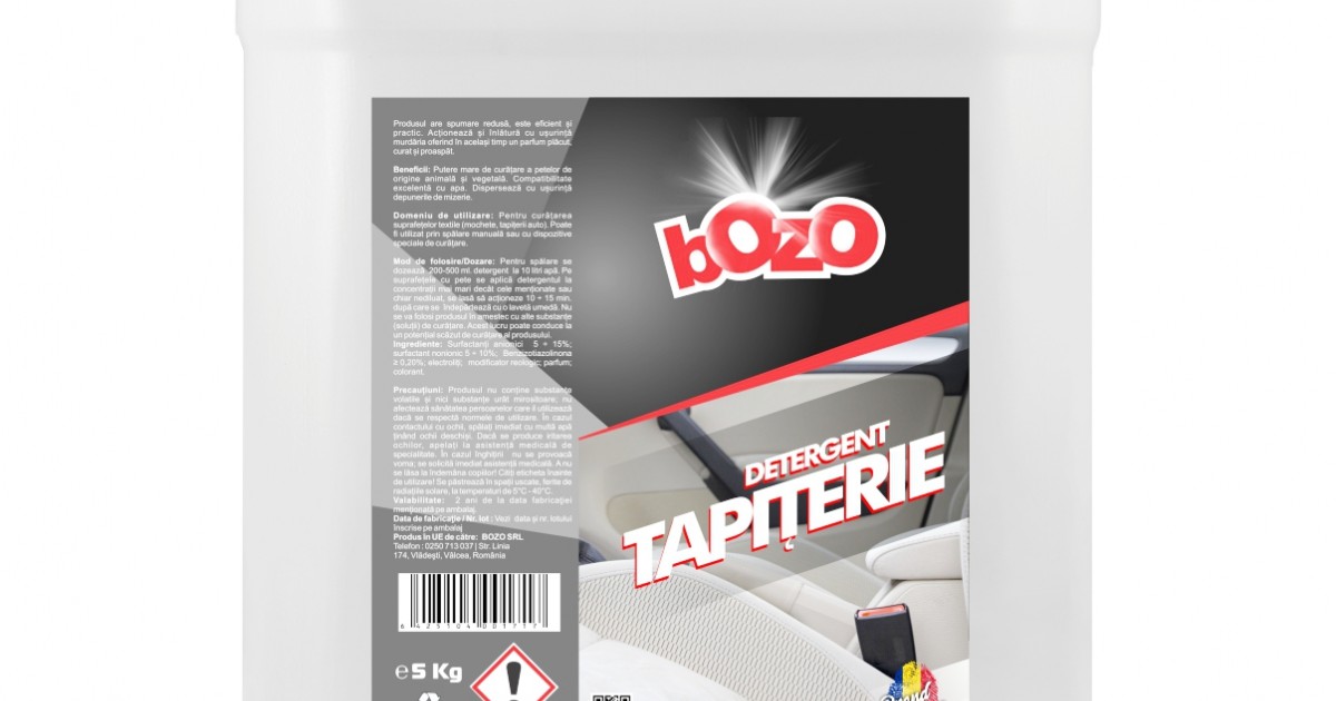 Detergent Tapiterie 5Kg - Detergenti spalatorii auto