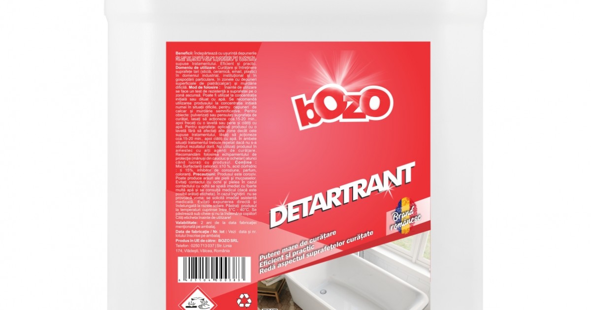 Produse HoReCa - Bozo Detartrant 5kg | Bozo